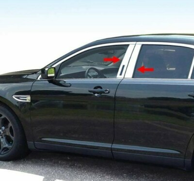 For 2010-2020 Ford Taurus 4PC W/Keypad Cutout Stainless Steel Pillar ...
