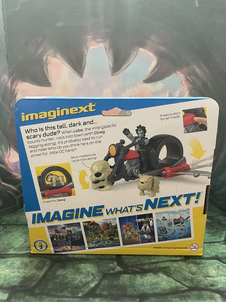IMAGINEXT DC SUPER FRIENDS LOBO & MOTORCYCLE **HARD TO FIND** MISB | eBay