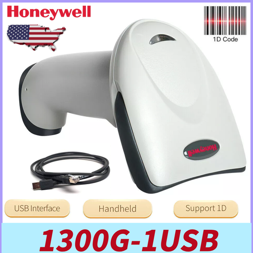 Honeywell 1300G-1USB Handheld Linear Imager USB Cable Inventory Barcode ...