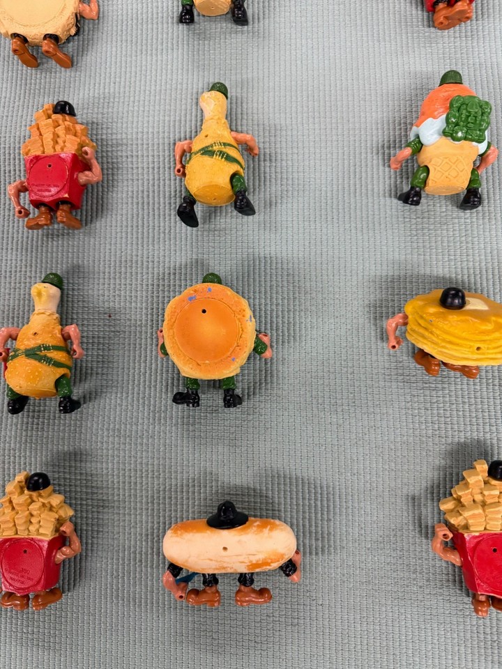 Lot of Vintage Mattel Food Fighters Action Figures | eBay