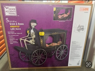 5 Ft Animated LED Hearse Home Depot Halloween Home Accents - LOCAL ...