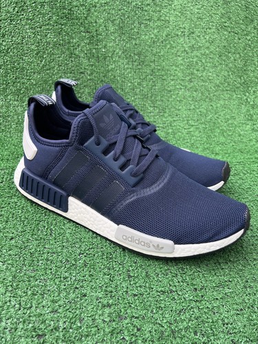 Adidas NMD R1 Collegiate Navy Mesh Men’s Size 12 S79161 Pre-owned No ...