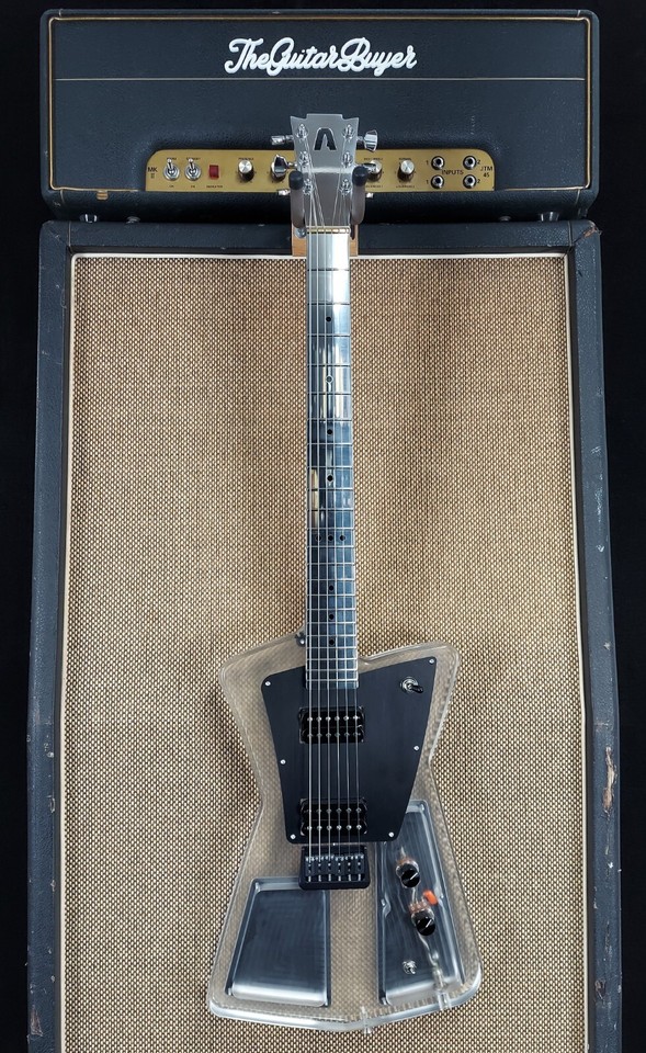 2023 Aluminati Orion 3D - Clear Acrylic - Blue LED - Aluminium Neck! | eBay