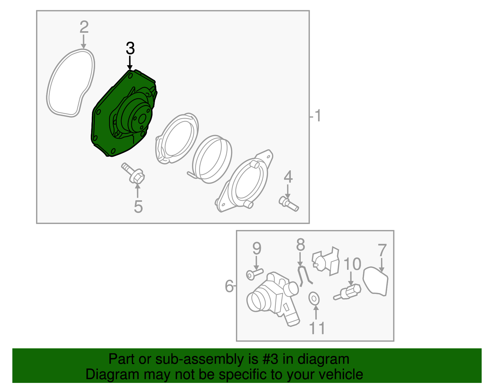 Water Pump Coupling Genuine for Volvo 31219096 for sale online | eBay