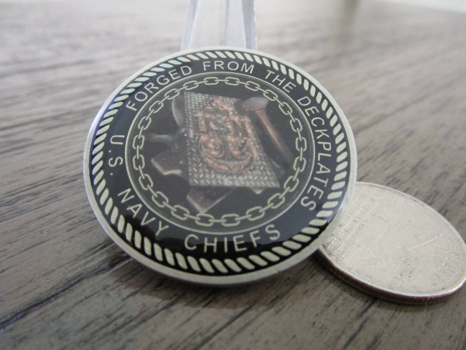 USN Forged From The Deckplates US Navy Chiefs Challenge Coin #979H | eBay