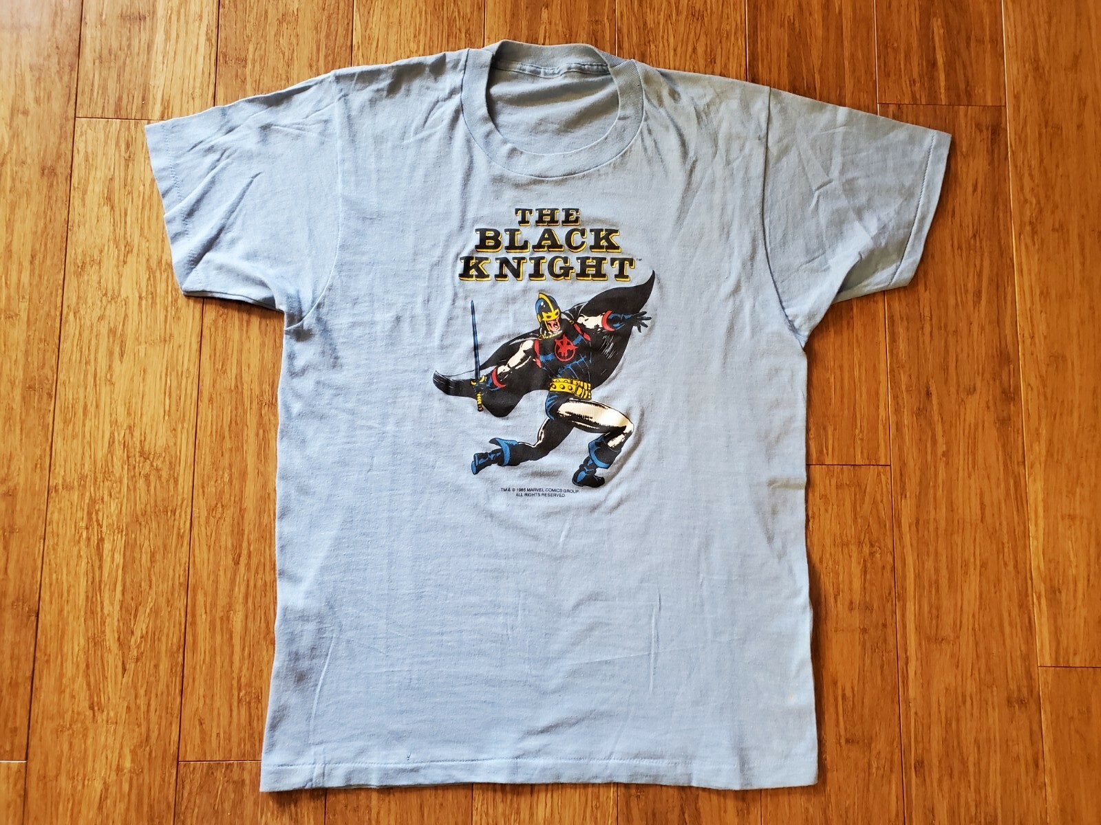 Vintage 1985 Marvel Comics The Black Knight T Shirt S… - Gem