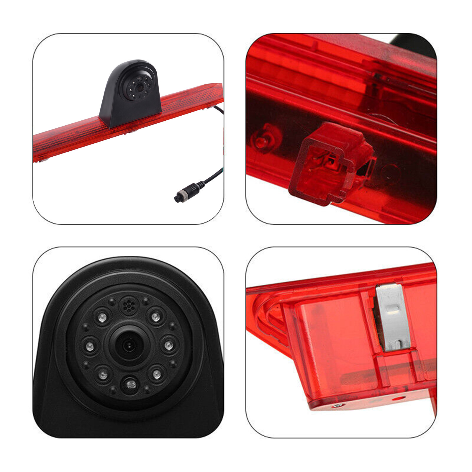 Rear Brake Light Parking Reverse Camera Night Vision For Ford Transit ...