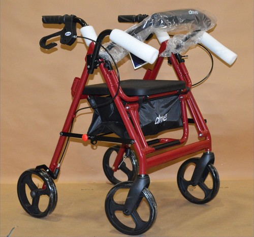 Drive 795BU Medical Duet Transport Wheelchair Rollator Walker for sale ...
