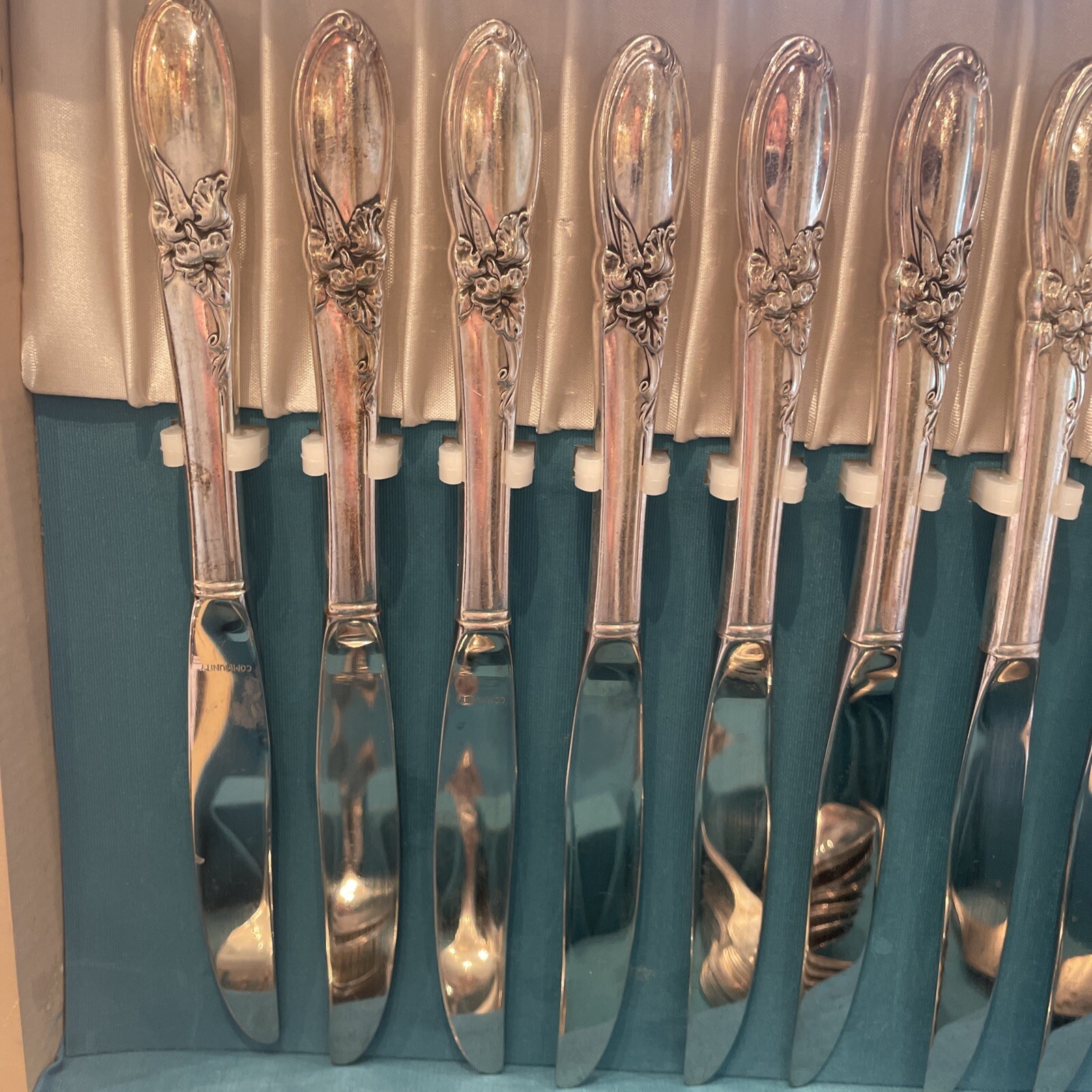Community Silverware White Orchid Pattern | eBay