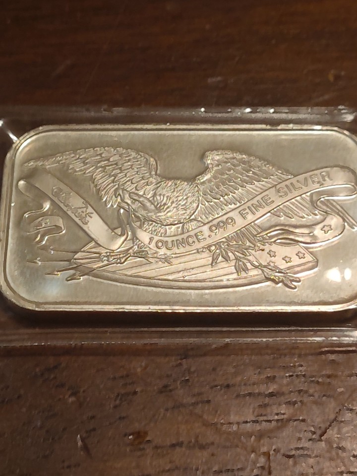 2 oz + 10 oz Mixed Lot of 3 Silver Bars Silvertowne Morgan "the Oath Of ...