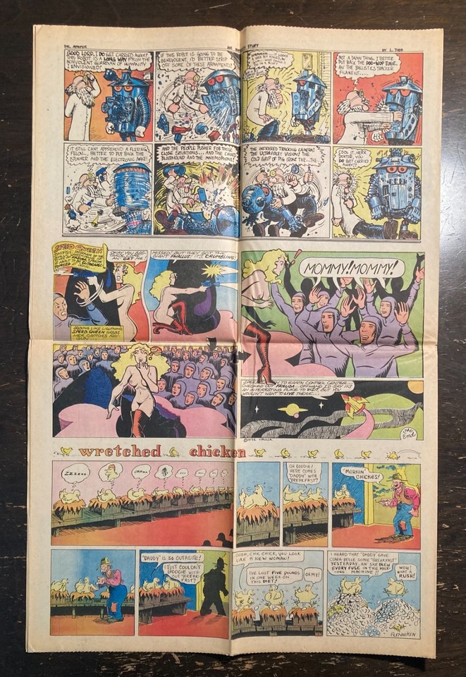 Sunday Paper #3 Underground Comix Newspaper 1972 Art Spiegelman TRINA Flenniken | eBay