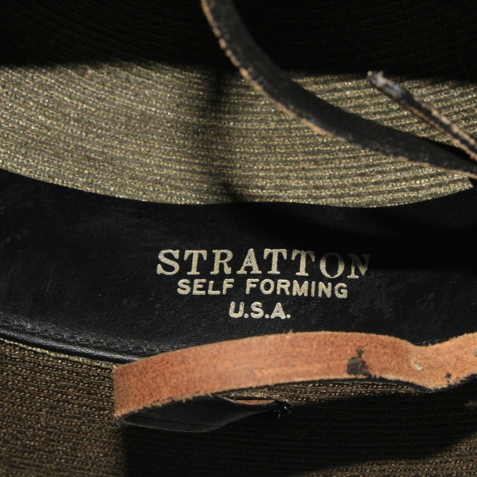 Stratton Self Forming Green Straw Campaign Hat Ranger Military Police ...