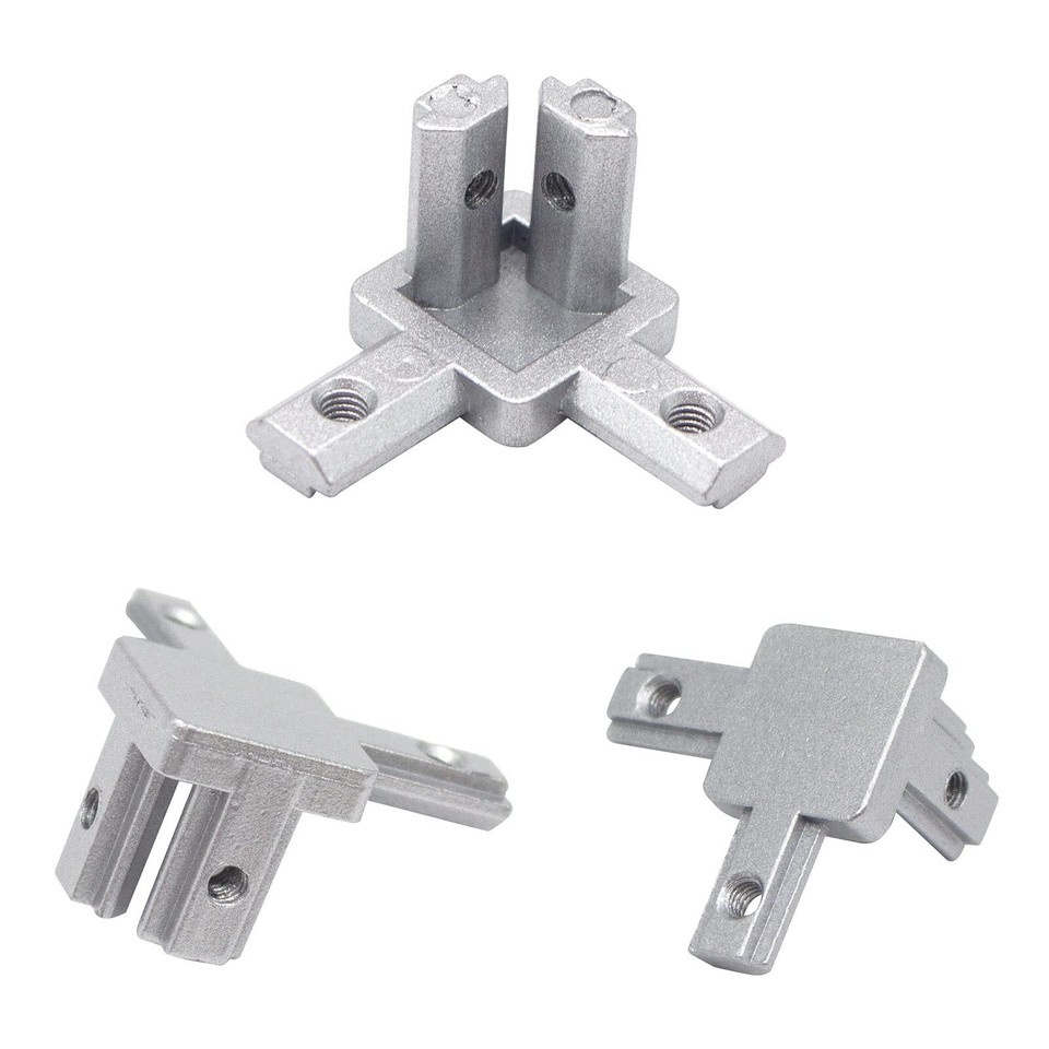 T Slot Corner Bracket Connector For 2020 3030 4040 Aluminum Extrusion ...