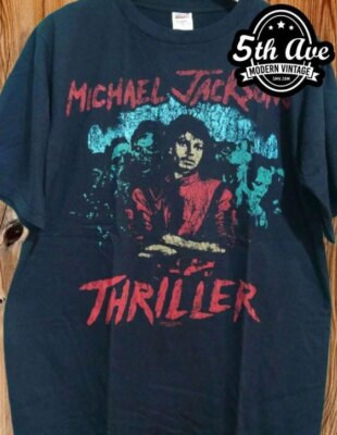 Michael Jackson 'Thriller' Rare Vintage Distressed T-Shirt | eBay
