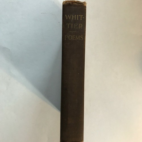 Whittier’s Poems circa 1890s by John Greenleaf Whittier | eBay