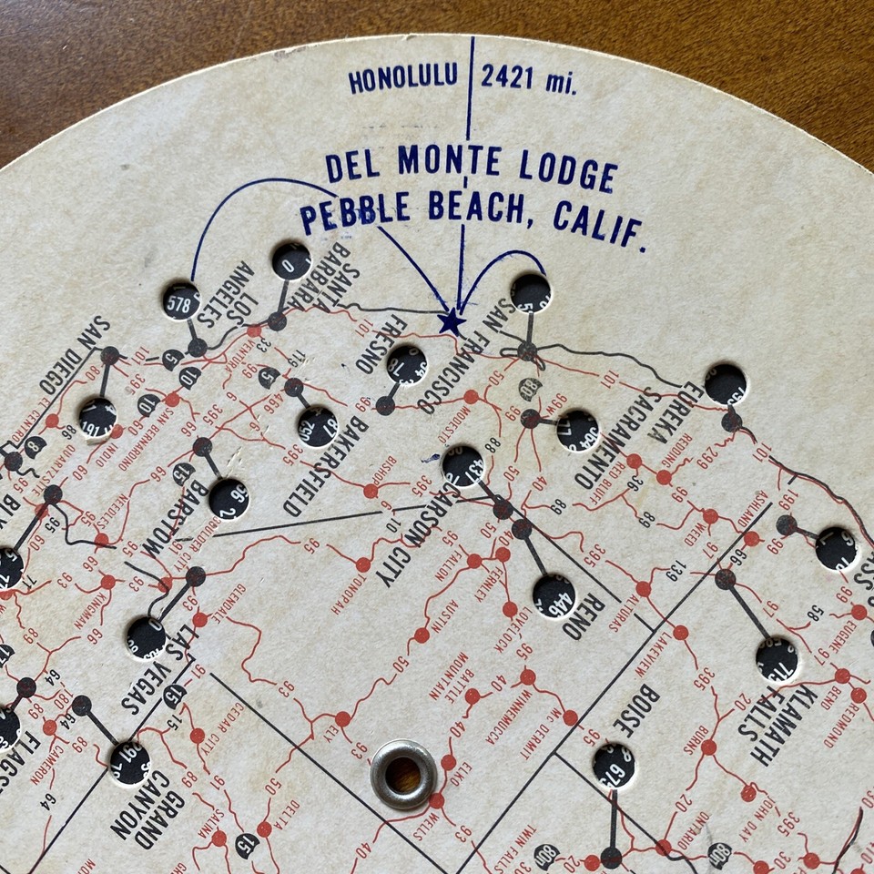 Rare Del Monte Lodge Resort Hotel Vintage Advertising Pebble Beach Dist ...