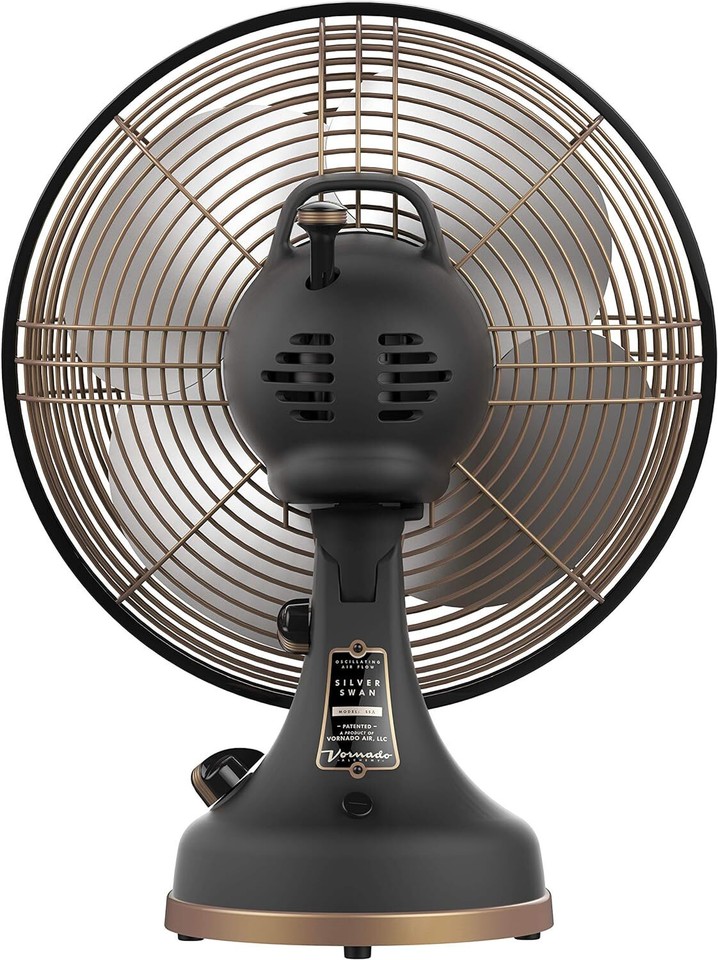 Vornado Silver Swan Alchemy Oscillating Vintage Fan,Gunmetal,Medium | eBay