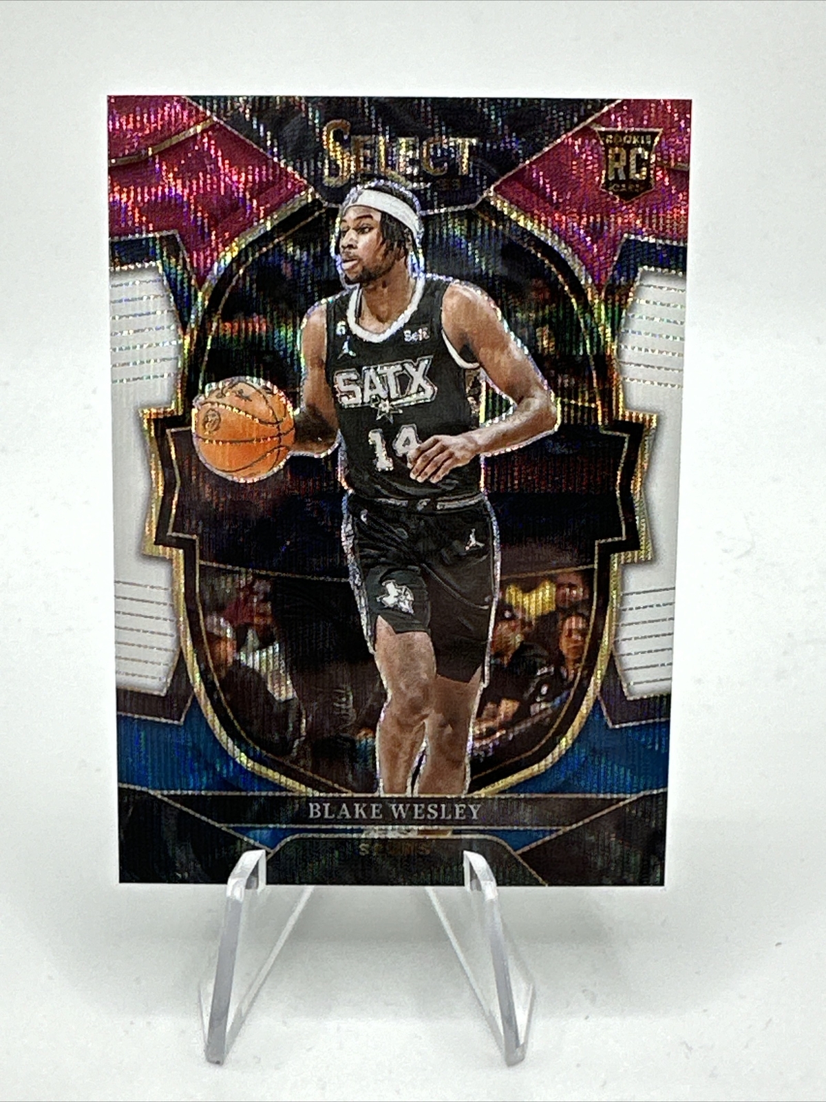 2022 Panini Select Tri-Color Wave Prizm Blake Wesley #97 | eBay