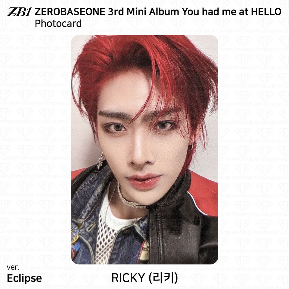 ZEROBASEONE ZB1 3rd Mini Album You had me at HELLO Official Photocard ...