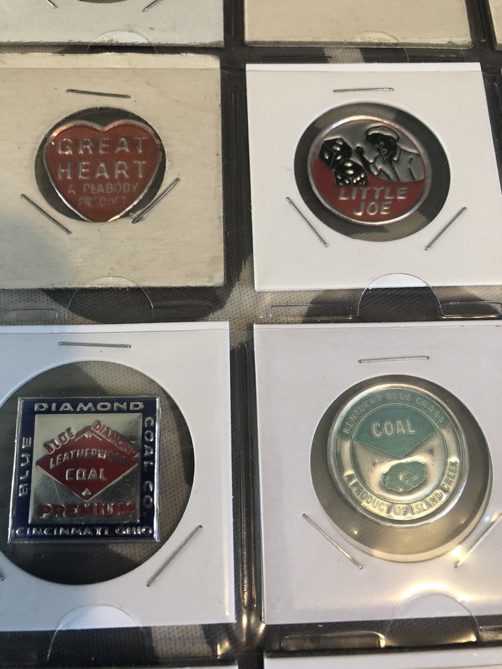 Lot Of 20 Coal Mine Scatter Tags Aluminum & Cardboard | eBay