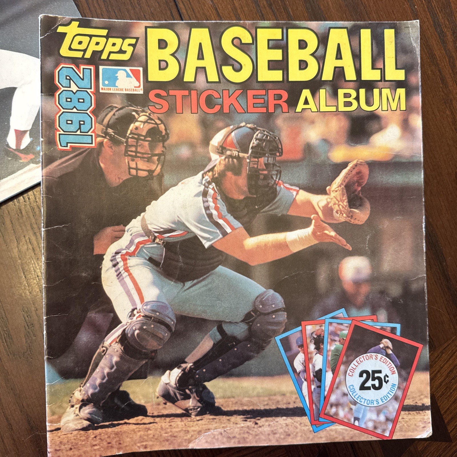 Lot Of 5 Topps Baseball Sticker Album, 1982, 2 1984, 1985, 1986 ...
