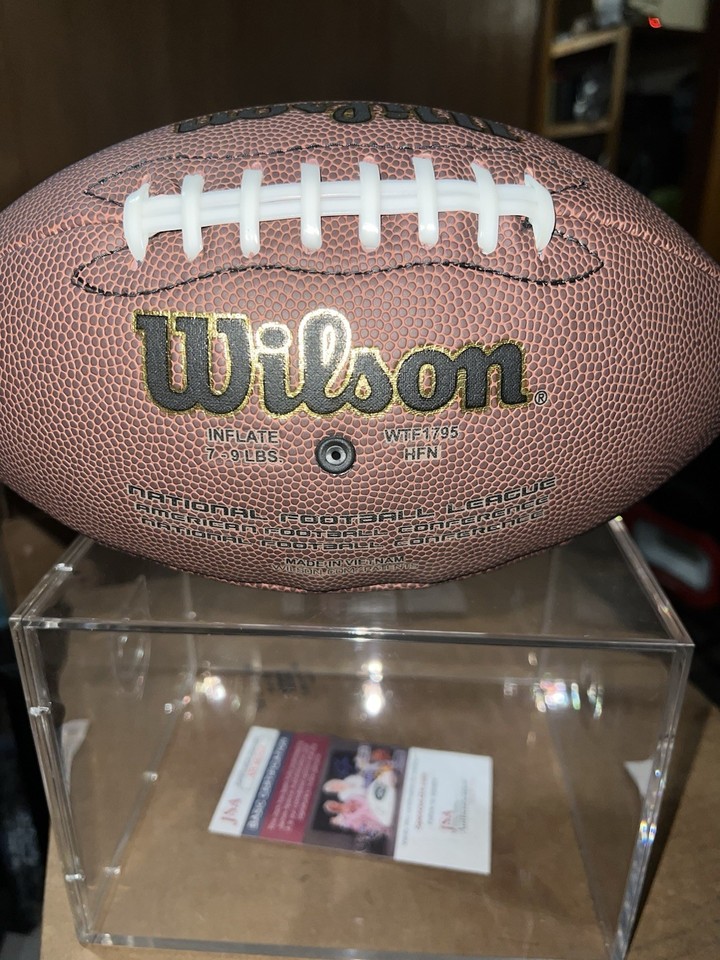Atlanta Falcons Signed Wilson Official NFL Size Ball Autograph COA ...