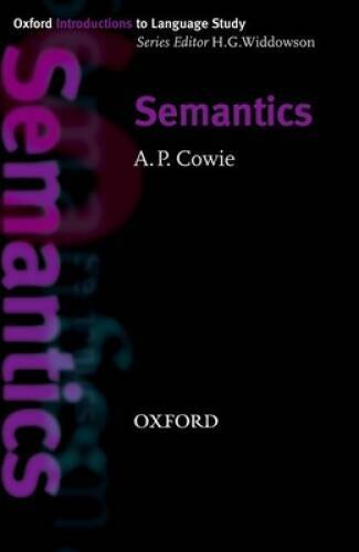 Semantics (Oxford Introduction to Language Study Series) - Paperback ...