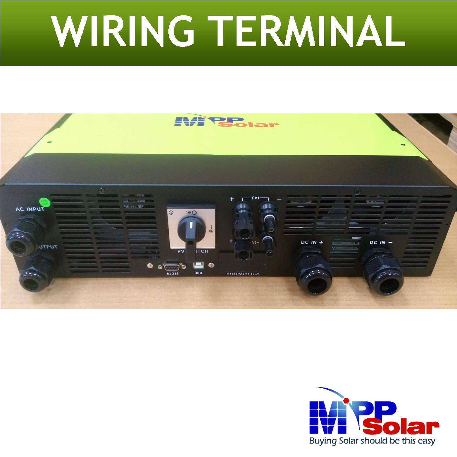 MPI 5.5k 5500w 48v 230v HYBRID MPP solar inverter 60A MPPT charger MAX ...