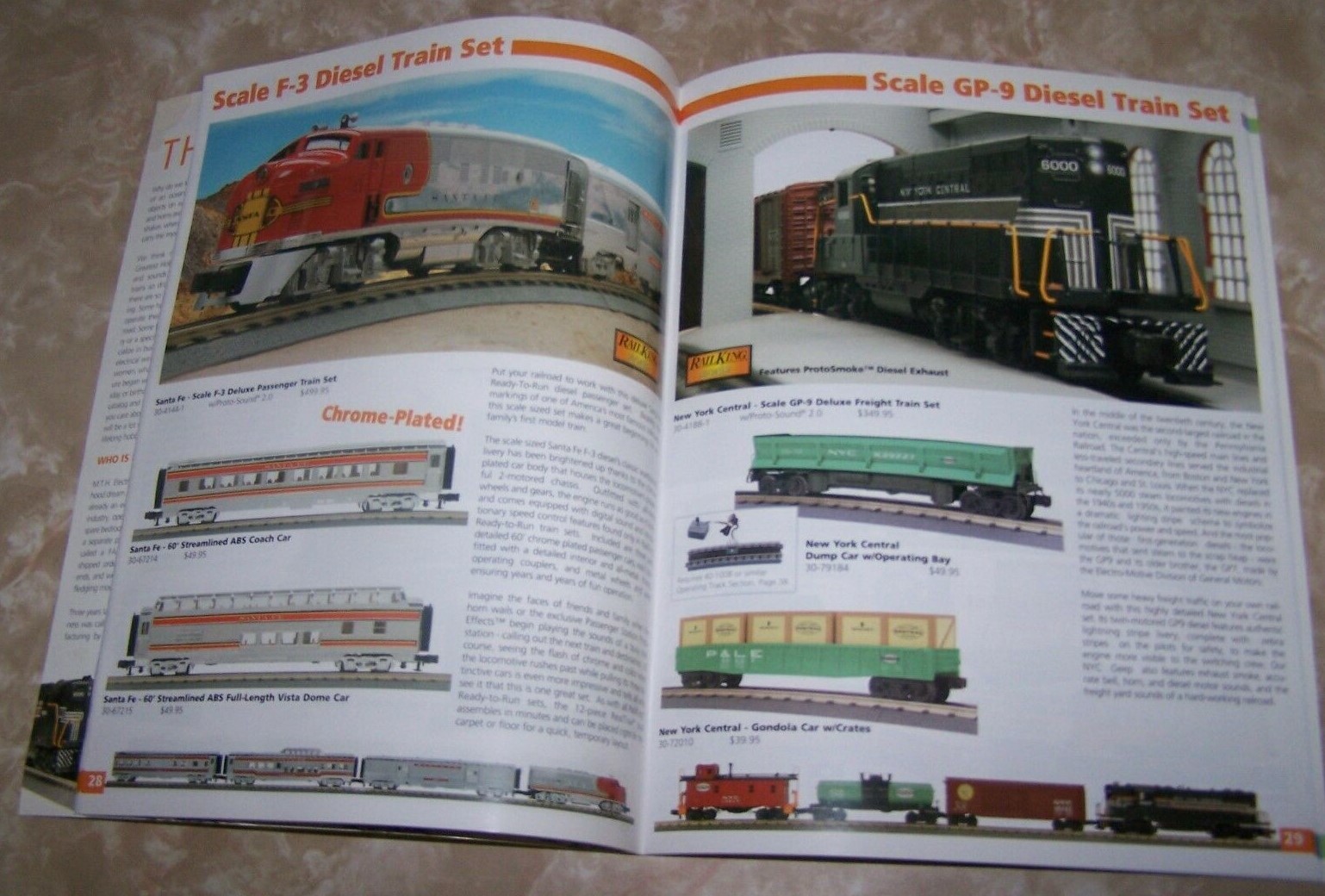 MTH ELECTRIC TRAINS Catalog - 2007 - MTH RailKing Train Sets ...