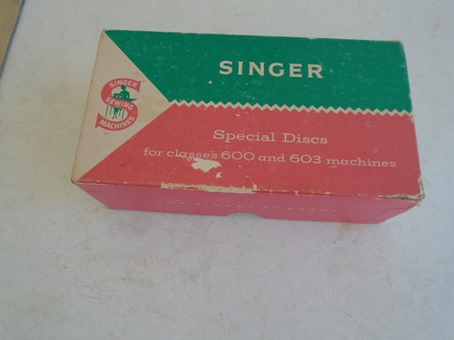Singer Sewing Machine Special Discs for Classes 600 And 603 21976 & Box ...