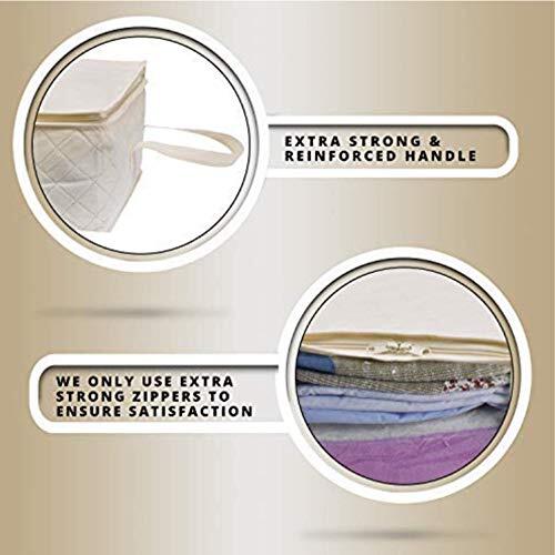 Foldable Storage Bag Organizers Large Clear Window & Carry Handles ...