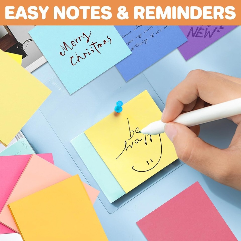 Post It Notes Pop-Up, Sticky Notes, 3X3 Inches, 9 Pads, Bright Colors ...