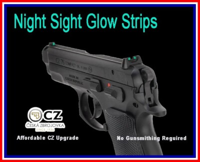 CZ Iron Sights Upgrade | NIGHT SIGHT GLOW STRIPS | All Series: CZ 75 ...