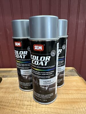 SEM Color Coat 15253 Titanium Metallic Lot Of 3 Cans | eBay