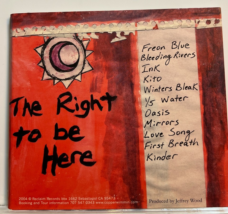 Copper Wimmin : Right to Be Here (CD 2004 Card Sleeve Reclaim) *Very ...