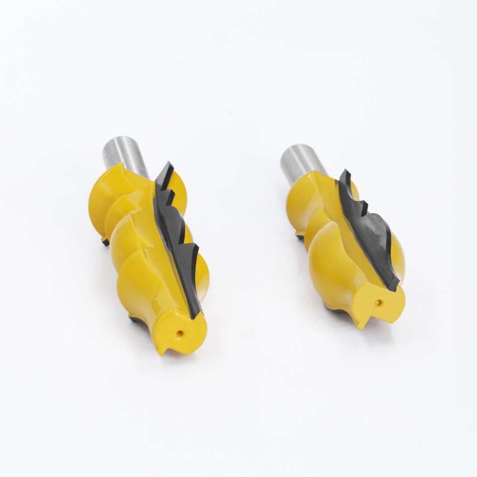 1/2 12mm Shank Architectural Crown Molding Router Bits Reversible Set ...