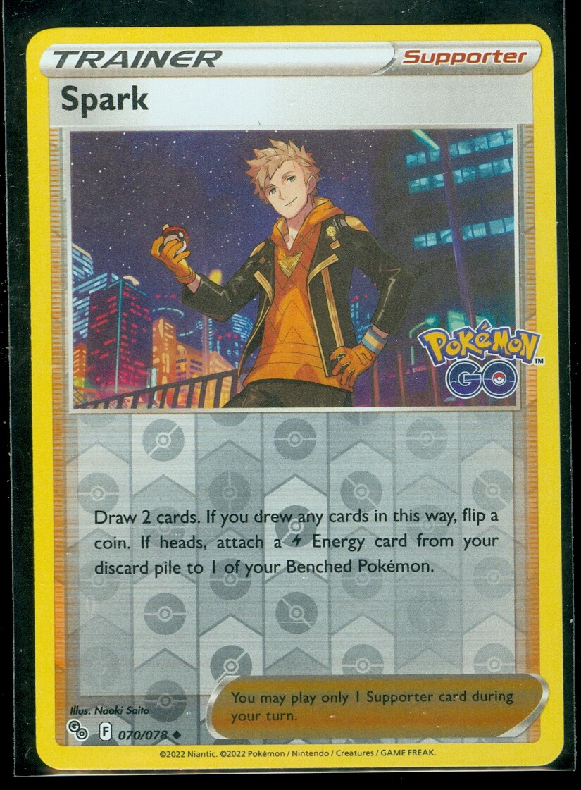 Pokemon SPARK 070/078 - Pokemon GO - Rev Holo - MINT | eBay
