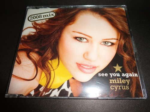 SEE YOU AGAIN-2008 MIX by MILEY CYRUS-Rare Collectible CD Single w/Rock ...