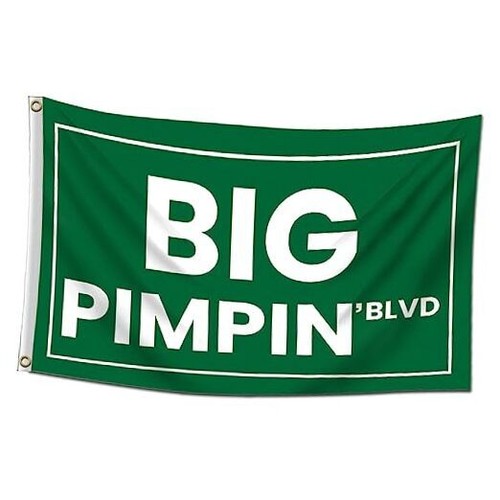 Big Pimpin‘blvd Funny Quote Flag 3x5 Feet Wall Tapestry for Bedroom ...
