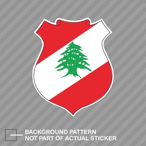 Lebanese Coat of Arms Sticker Decal Vinyl Lebanon flag LBN LB | eBay