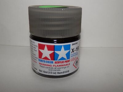Tamiya Color Acrylic Paint Mini Smoke #X-19 (10ml) NEW | eBay