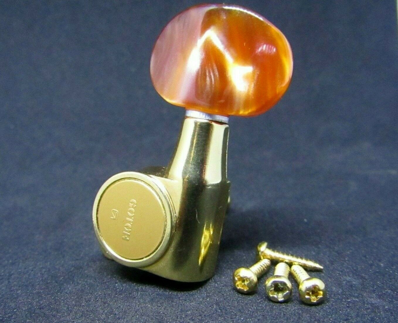 Single 1L Gotoh Logo Japan Guitar Tuner Tuning Key Machine Heads Gold ...