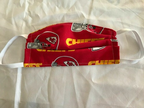 *NEW!* Kansas City CHIEFS Face Mask AWESOME! Handcrafted! | eBay