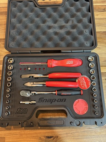 Rare SnapOn 31 pc 1/4 Drive 100th Anniversary Limited Edition Tool set ...