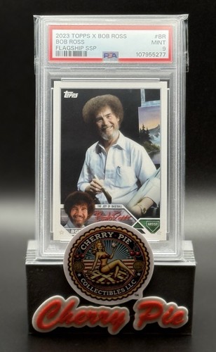 2023 Topps X Bob Ross The Joy of Baseball Bob Ross Flagship #BR SSP PSA ...