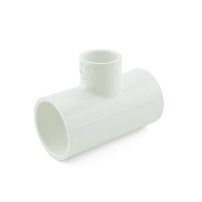 Package: 25 units - 1-1/4" x 1-1/4" x 3/4" PVC (Sch. 40) Reducing Tee ...