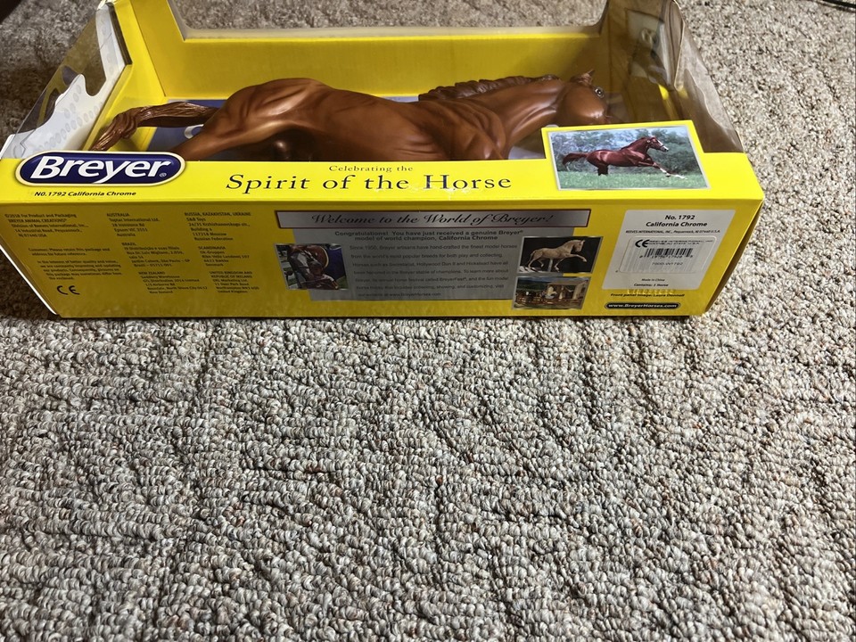 Breyer New in Box California Chrome Chestnut Cigar Mold NIB 1792 ...