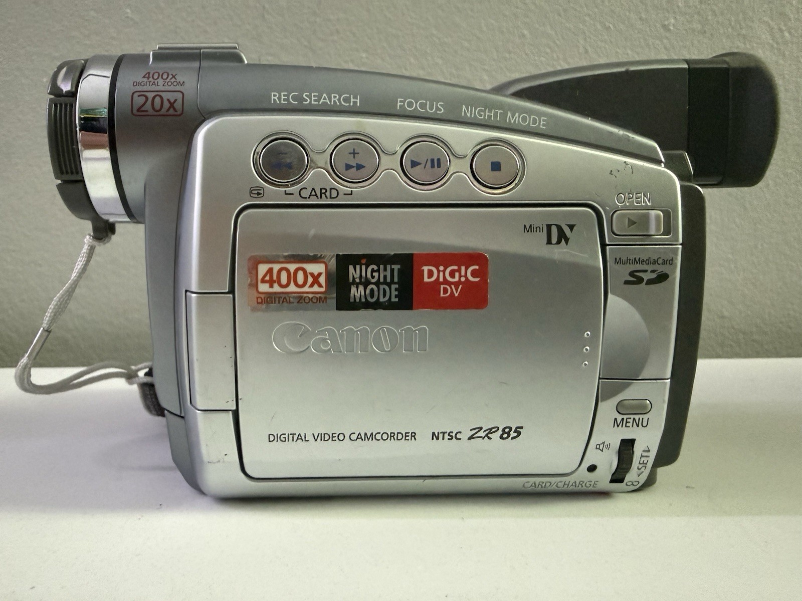 Canon ZR85 ZR85A MiniDv Camcorder VCR Player Video. Read Description | eBay