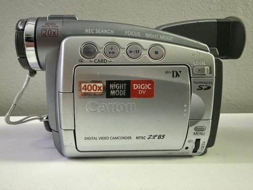 Canon ZR85 ZR85A MiniDv Camcorder VCR Player Video. Read Description | eBay