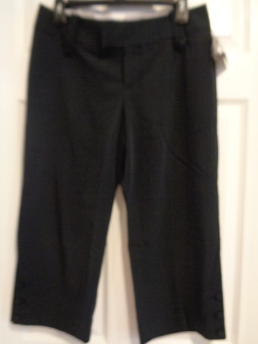 NWT Women's MOSSIMO black stretch capri pants, 4 | eBay